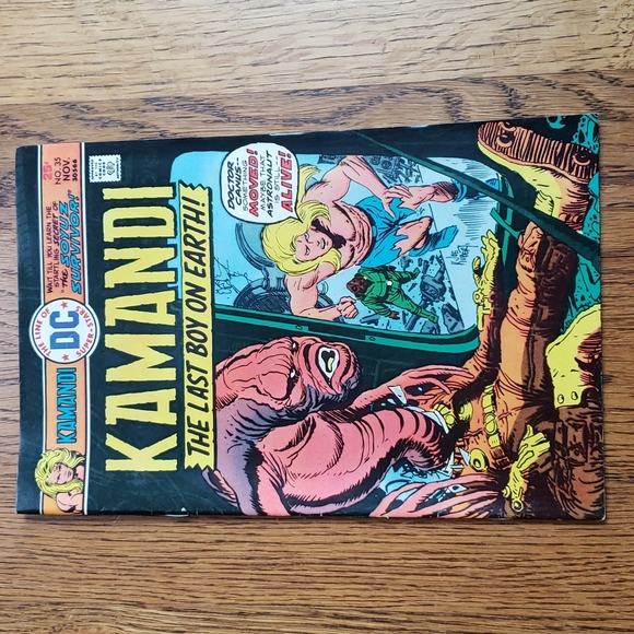 DC Comics | Other | Vintage 7s Kamandi The Last Boy On Earth No 35 Dc ...